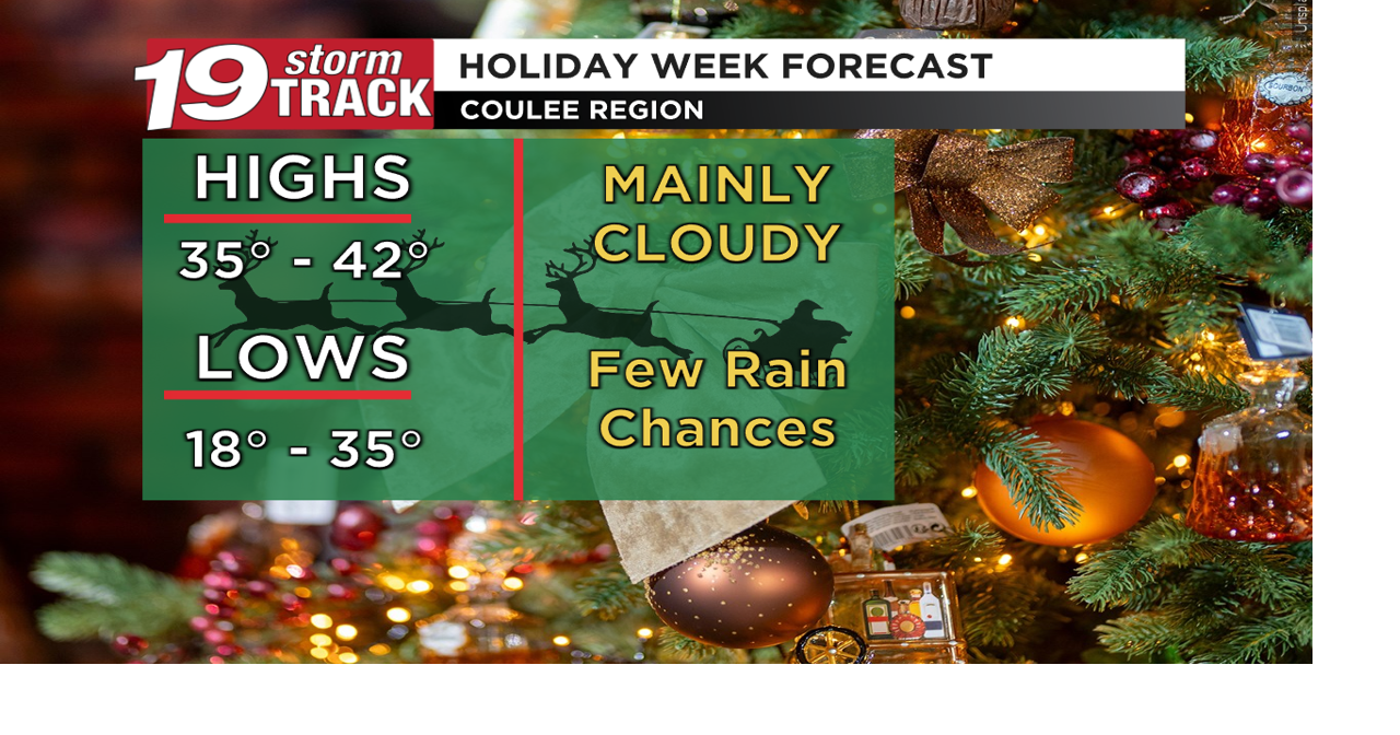 Mild and mostly dry weather leading up to Christmas | 19 Storm Track ...