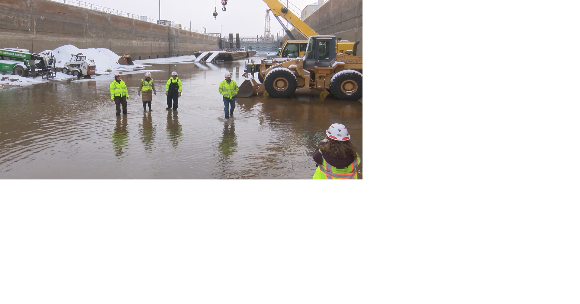 Dewatering and maintenance work begins on Lock and Dam No. 7 | Coulee ...