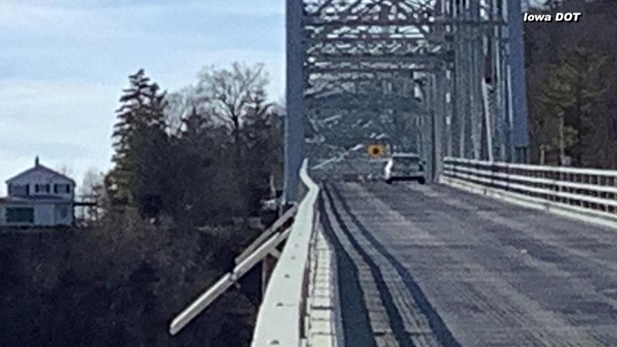 Iowa DOT says Lansing Bridge 'moved', will remain closed indefinitely ...