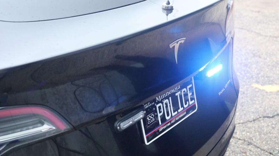 La Crescent Police Department rolls out new Tesla squad car | News ...