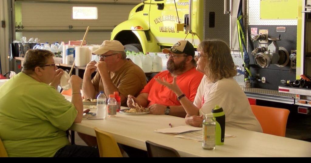 Viola Fire Station central in flood cleanup efforts | News | wxow.com