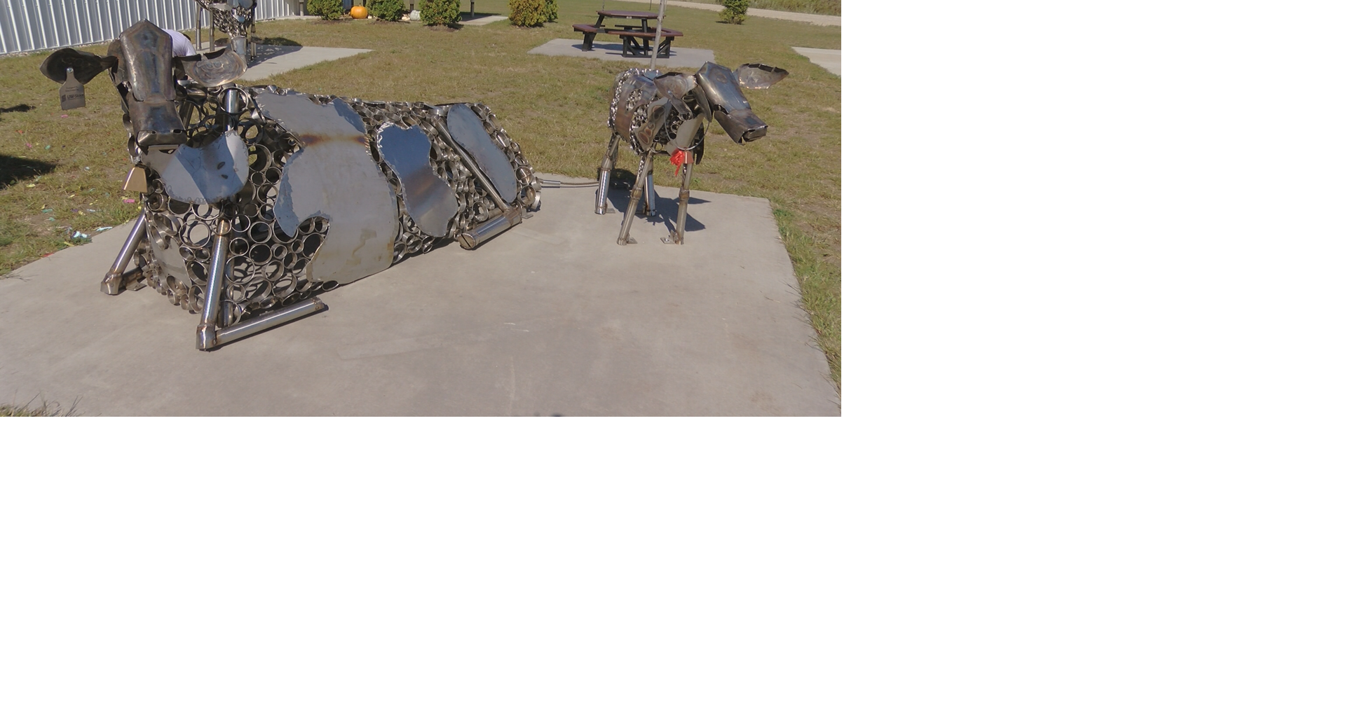 Cow statues made by Stout students unveiled at Ellsworth Creamery in ...