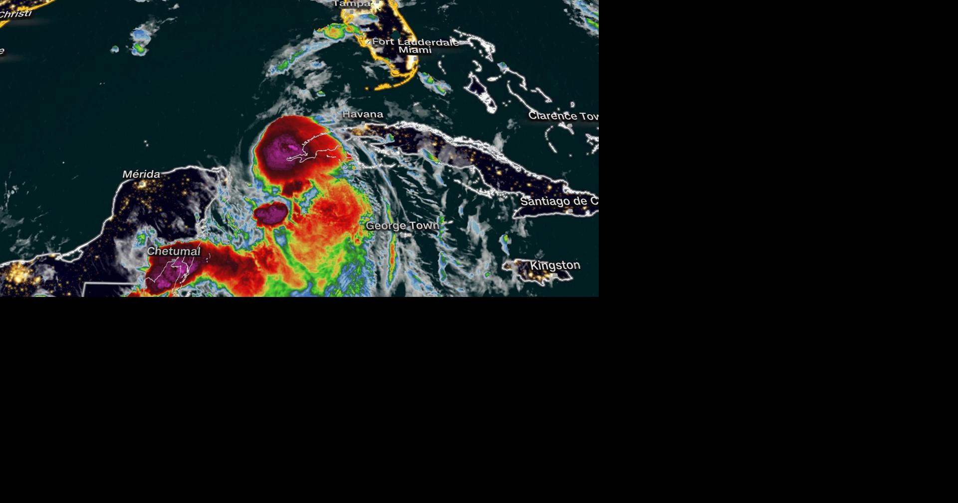 Idalia is now a hurricane moving toward Florida with powerful winds and ...