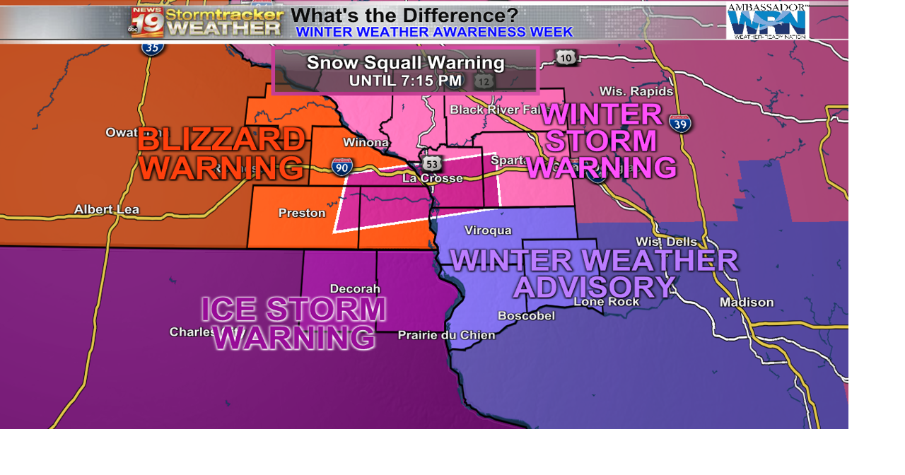 Winter Weather Awareness - Day One | Weather | wxow.com