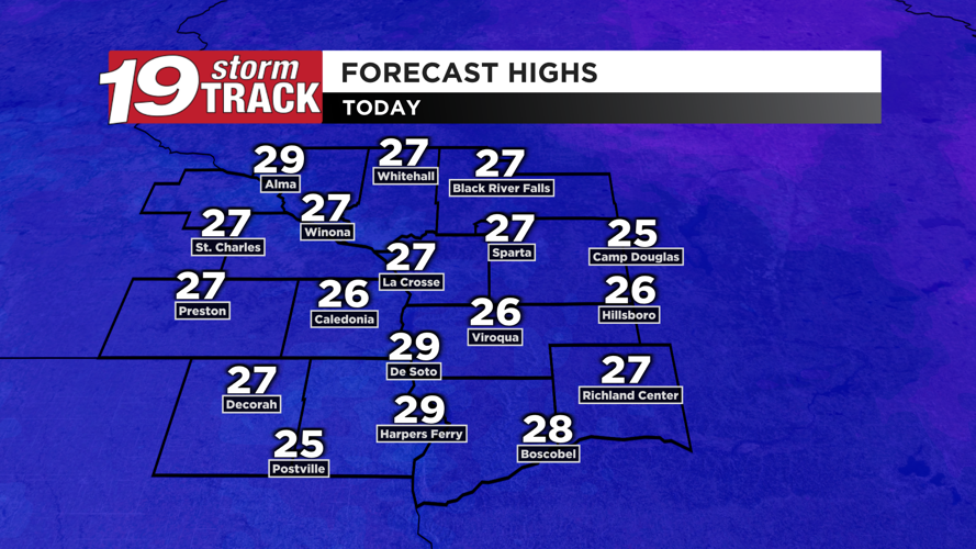 Milder temperatures in the forecast this week | 19 Storm Track Weather ...