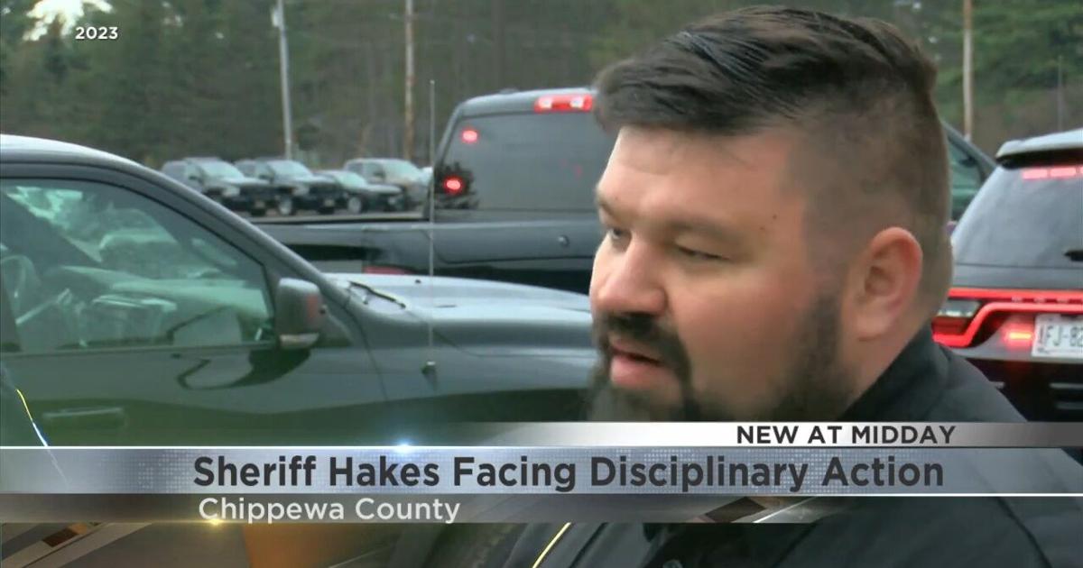 Chippewa County Sheriff Travis Hakes Facing Disciplinary Action Video