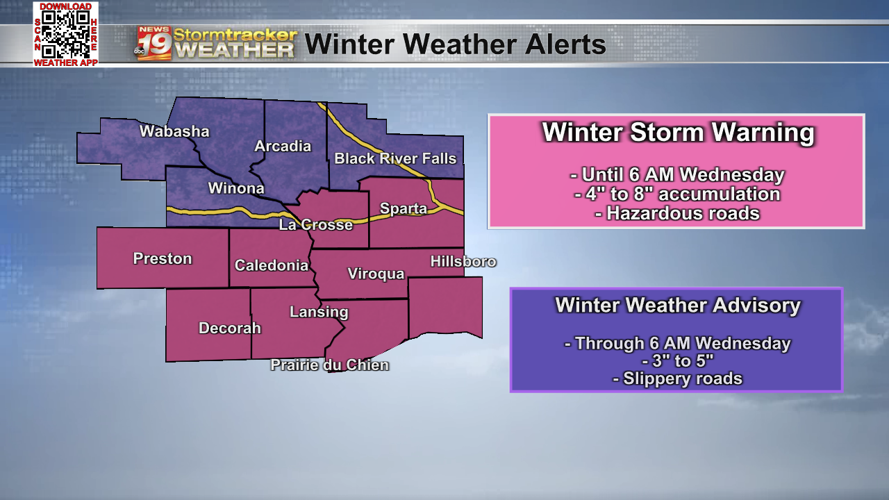 Major winter storm to arrive | 19 Storm Track Forecast | wxow.com