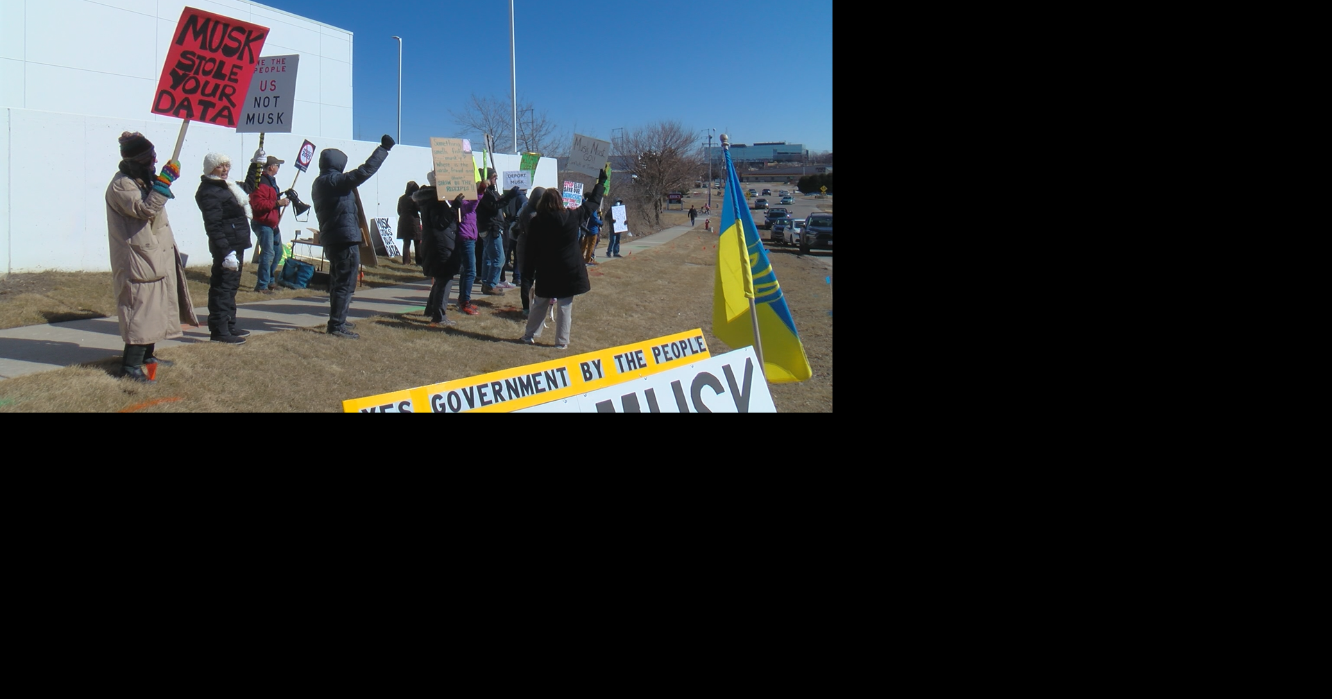 People protest against Elon Musk's position in the government | News ...