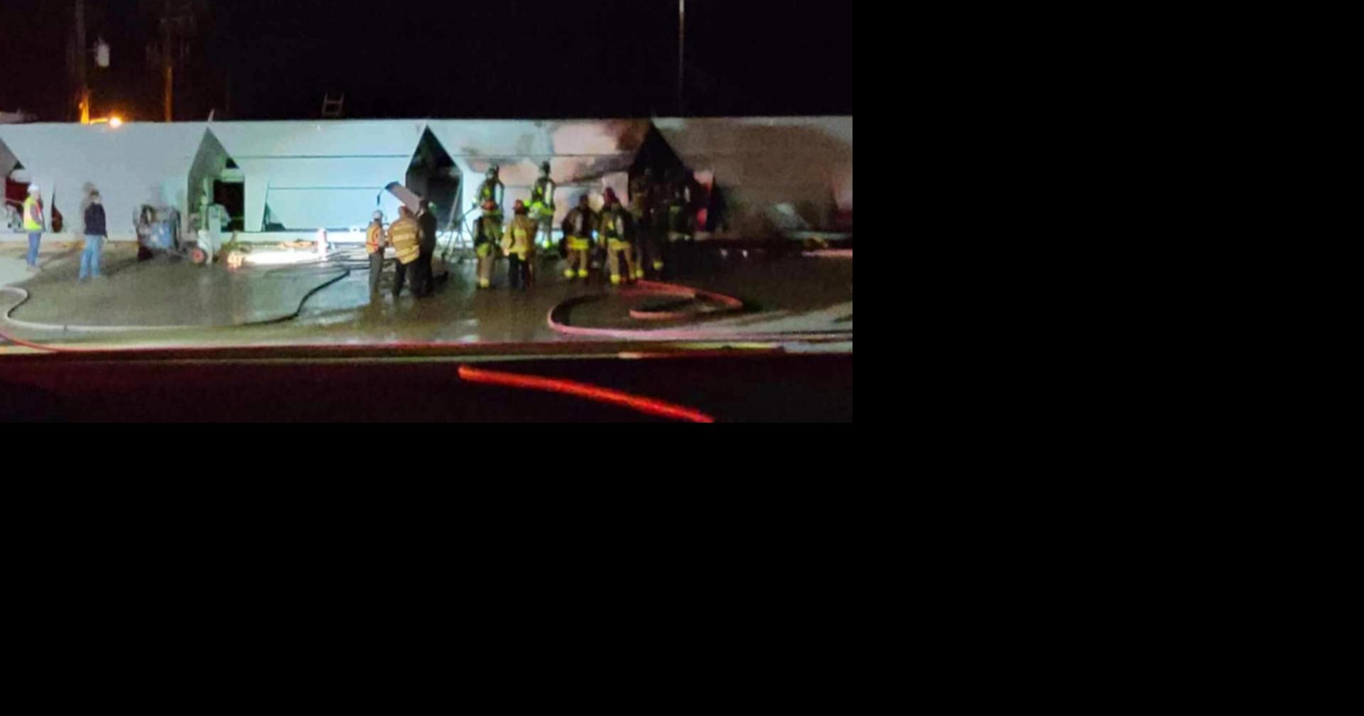 Crews contain large fire at construction plant | News | wxow.com