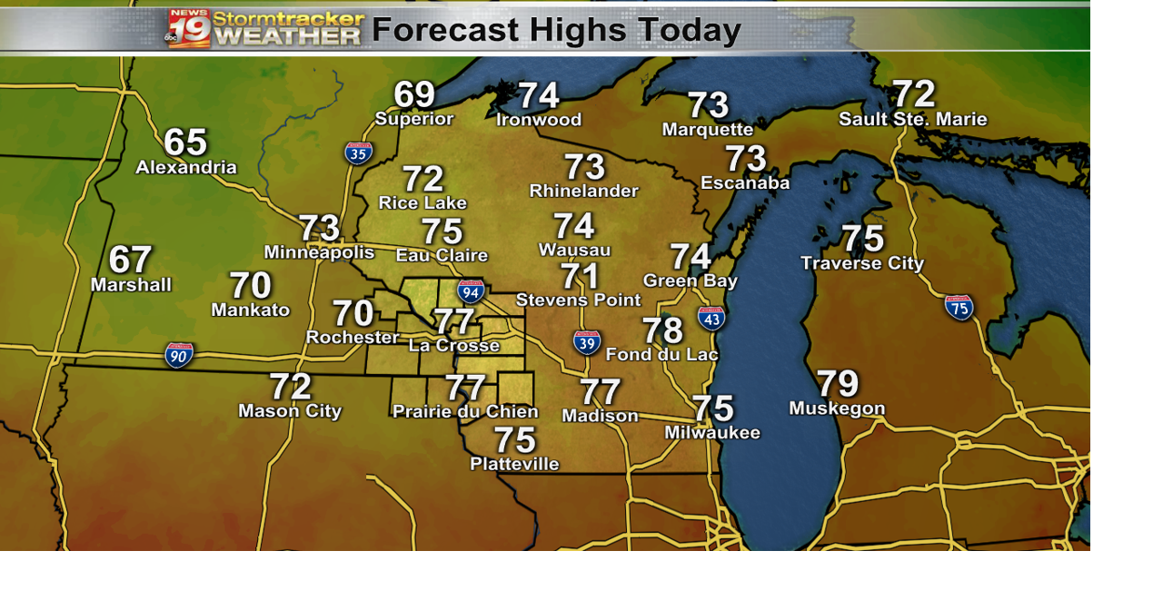 Below-average temperatures take over into the holiday weekend | Weather ...