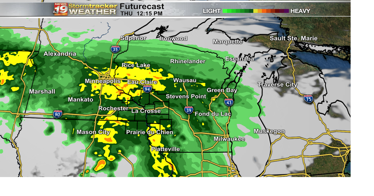 Soaking rains as temperatures fall | Weather Now | wxow.com
