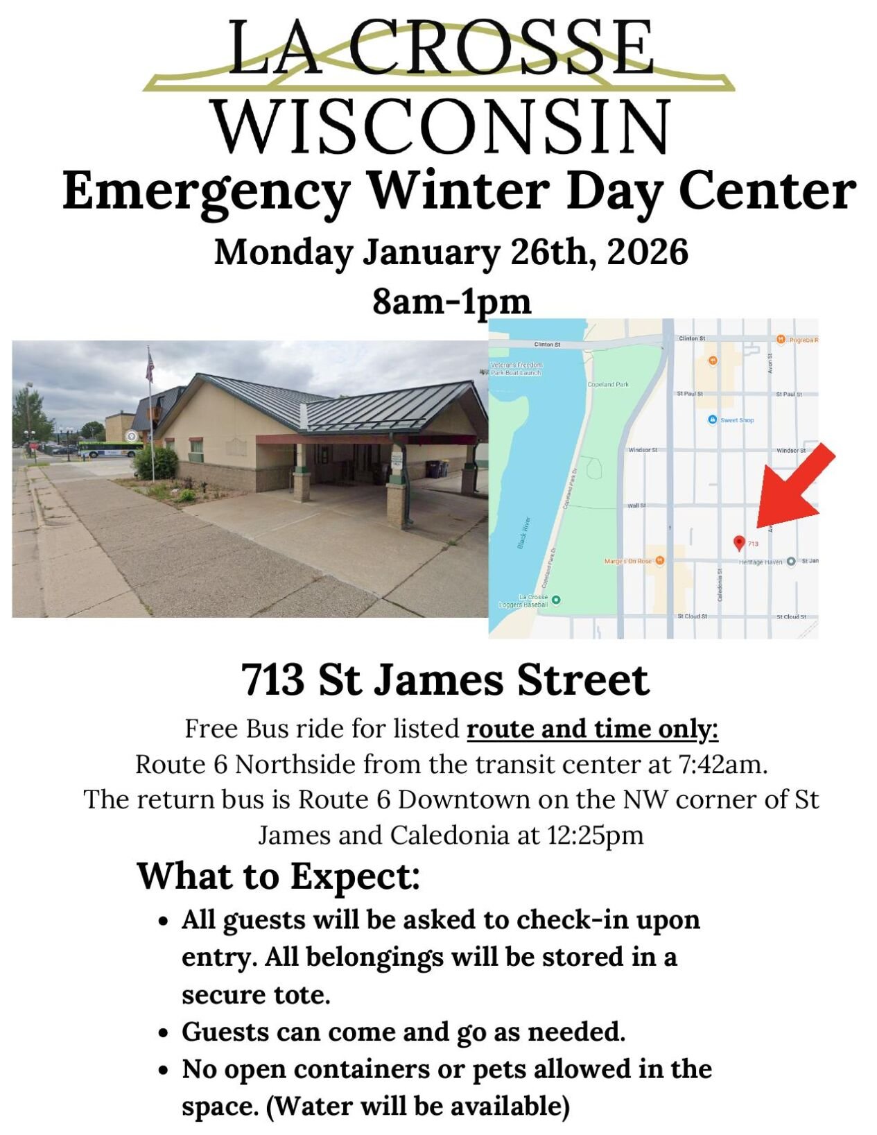 La Crosse Emergency Day Center open Monday | La Crosse News | wxow.com