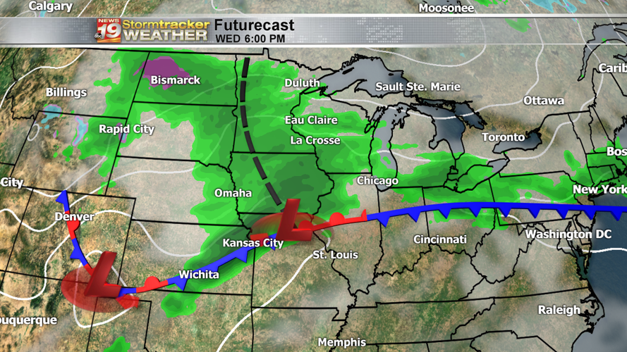 The potential for rainfall continues today | Archive | wxow.com