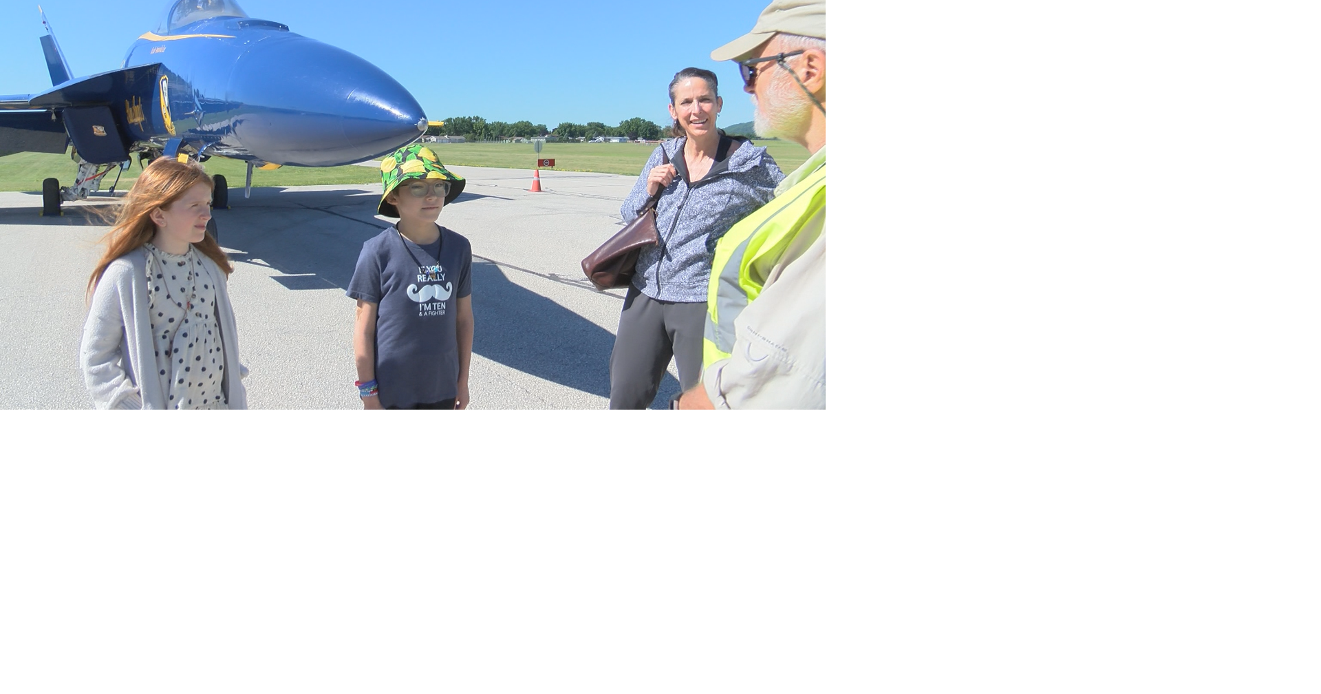 Blue Angel jet makes for big adventure | News | wxow.com