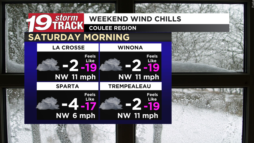 Dangerous wind chills this weekend; Warmer weather ahead | Top Stories ...