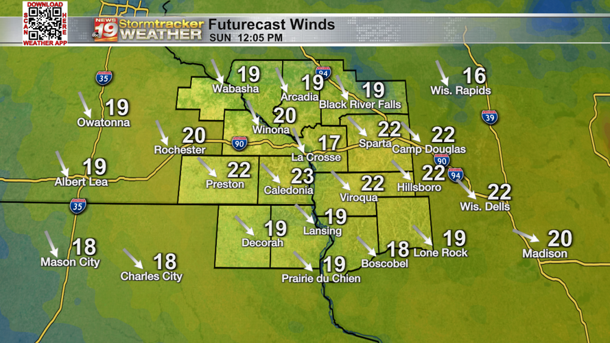 Tracking a calm Saturday evening with a nice forecast for Sunday. | 19 ...