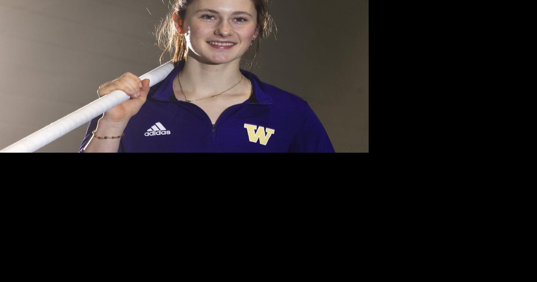 How record-breaking Washington Huskies pole vaulter Amanda Moll ...
