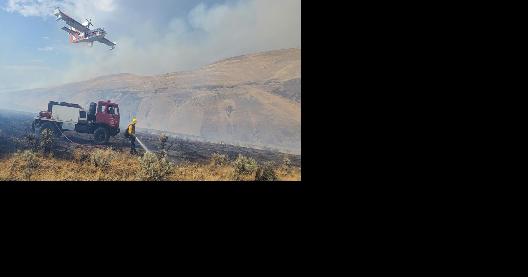 Evacuation notices lifted in Vantage, cabin lost in wildfire as part of ...