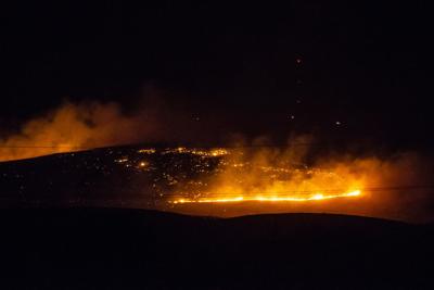 Lightning sparks brush fire on Yakima Training Center grounds | Local ...