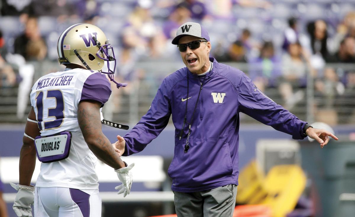 UW football coach Petersen sends his team a different message | UW ...