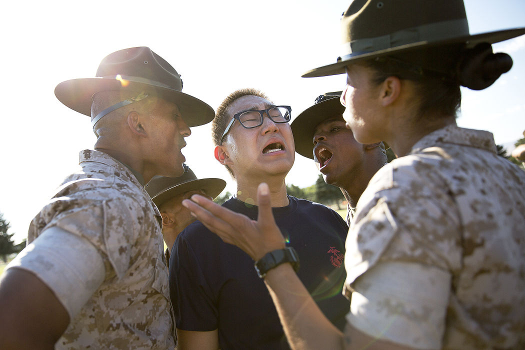 Marine Corps recruits prepare for boot camp at Yakima Training Center (15 photos) | Local ...