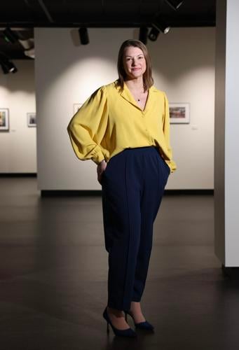 Larson Gallery interim director Freya Liggett is helping prepare for ...