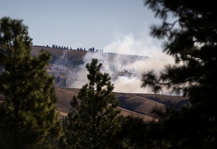 More aircraft called in as uncontained Cow Canyon fire moves west ...