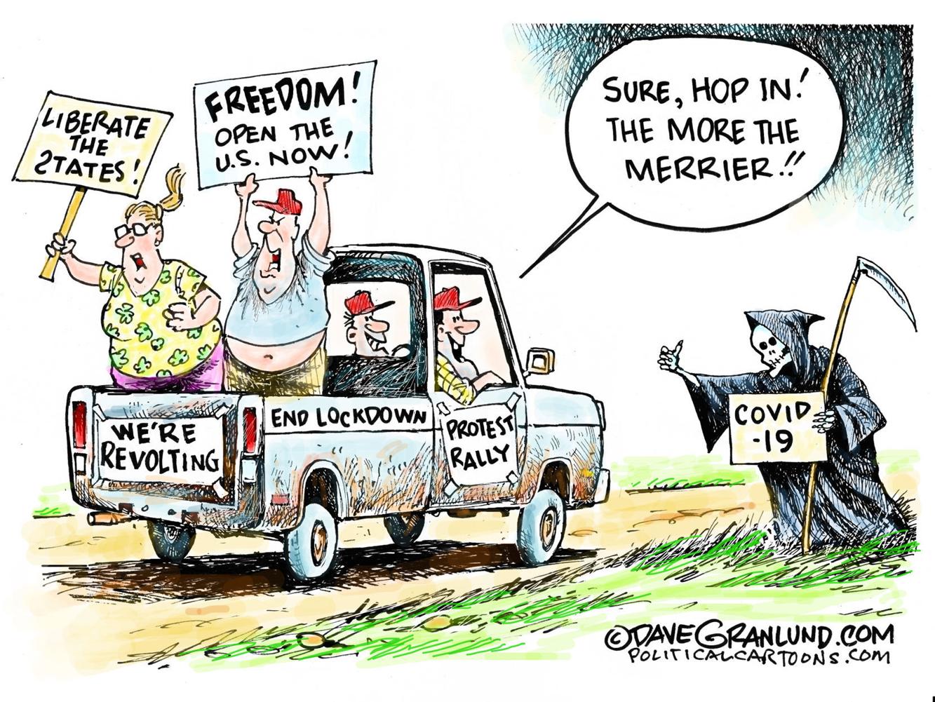 Editorial cartoon: Dave Granlund (April 21, 2020) | Cartoons ...