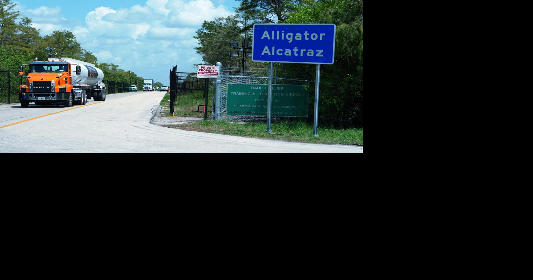 DeSantis says 'Alligator Alcatraz' immigration detention center always ...