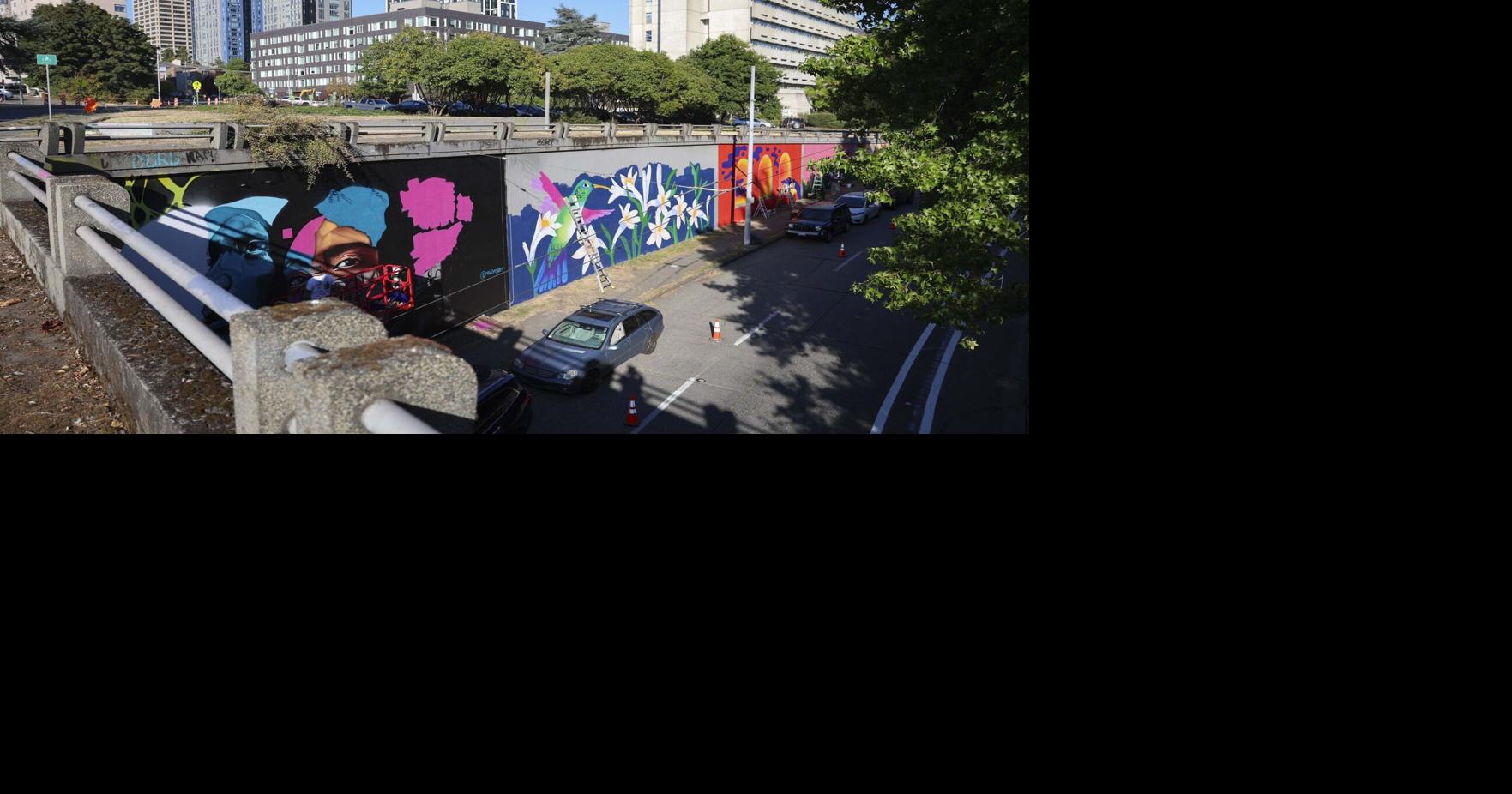 Ten artists paint Seattle murals representing migration and belonging ...