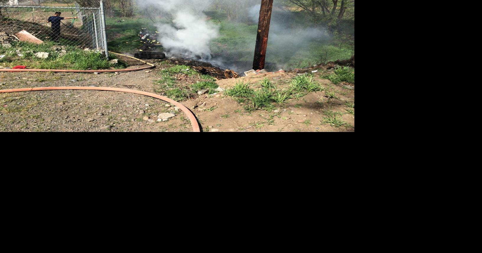 Tire fire sends up smoke at Yakima Speedway | Local | yakimaherald.com