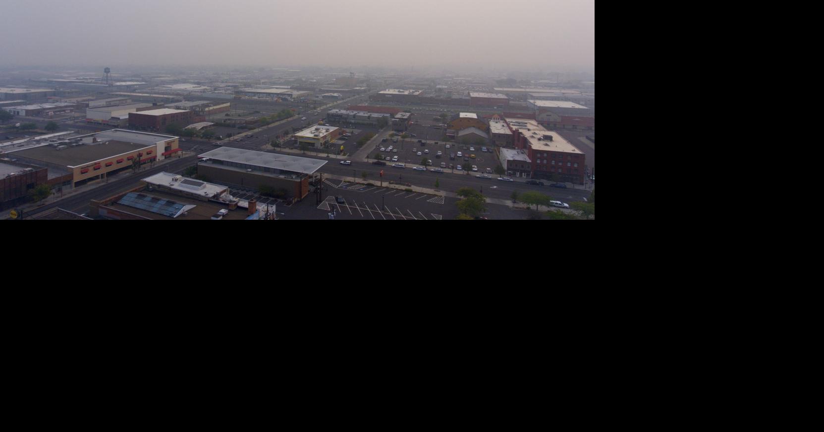 Exclusive drone footage shows extent of smoke covering the Yakima ...