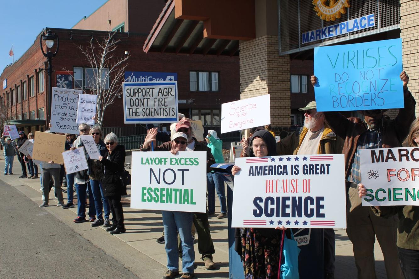 Yakima protest part of national ‘Stand Up for Science’ event | Local ...
