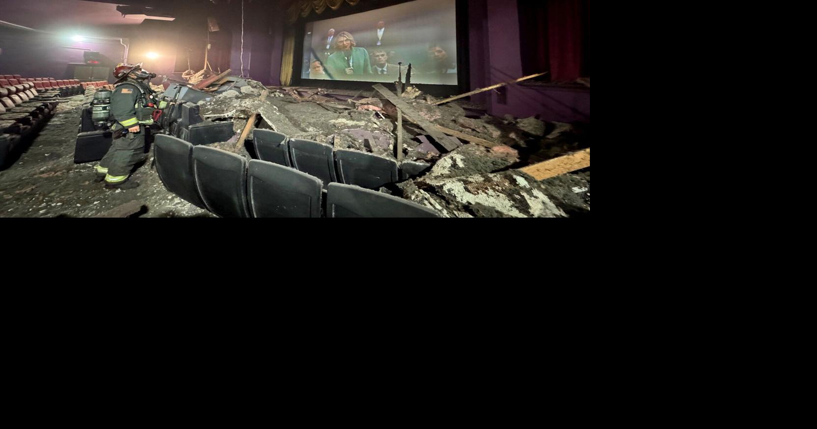 Ceiling collapses during movie showing at Wenatchee theater | Northwest ...