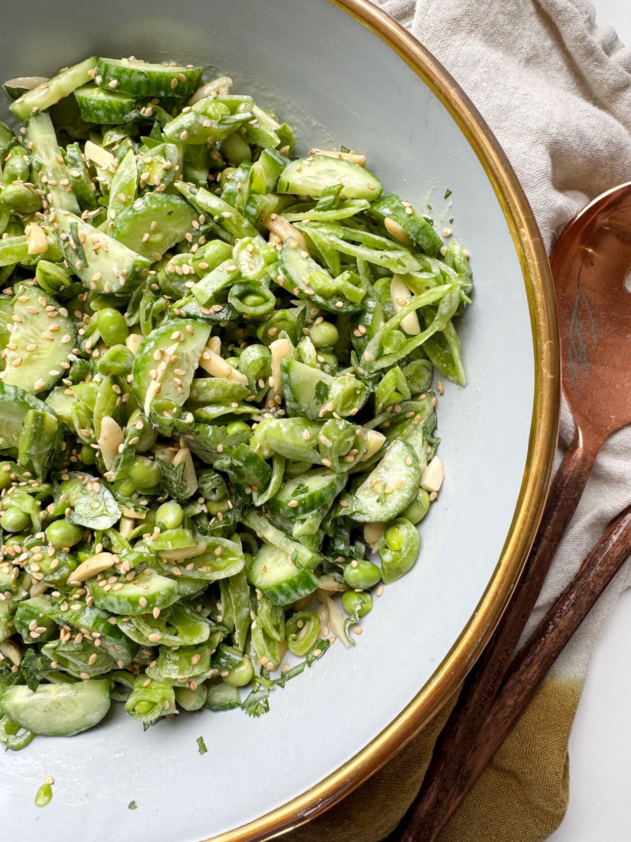 The Salt and Stone: Sesame snap pea salad adds crunch to spring meals ...