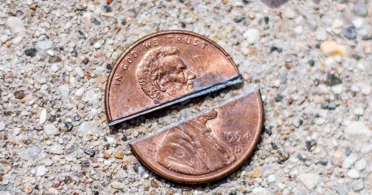 cut penny