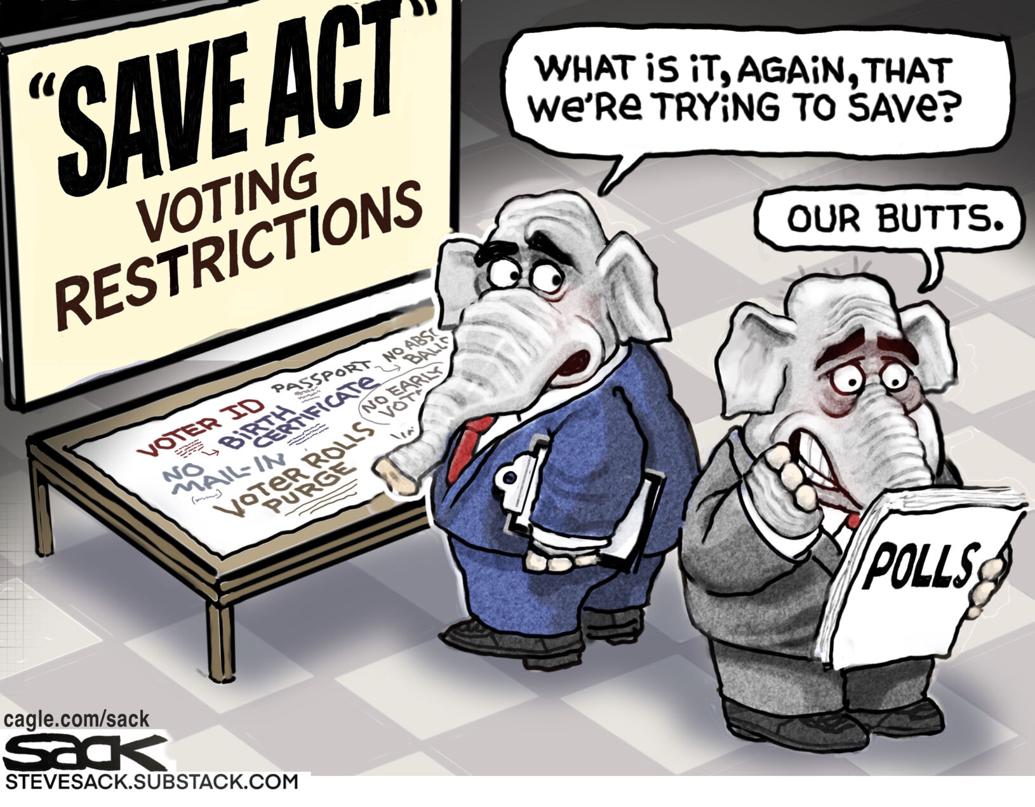 Editorial Cartoon: Steve Sack (Feb. 28, 2026) | Opinion | yakimaherald.com