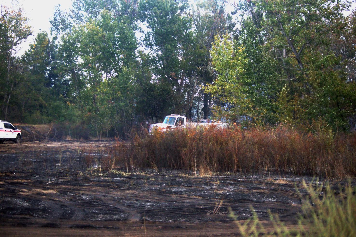 Firefighters battle 15-acre wildfire near Wierman Road near Toppenish ...