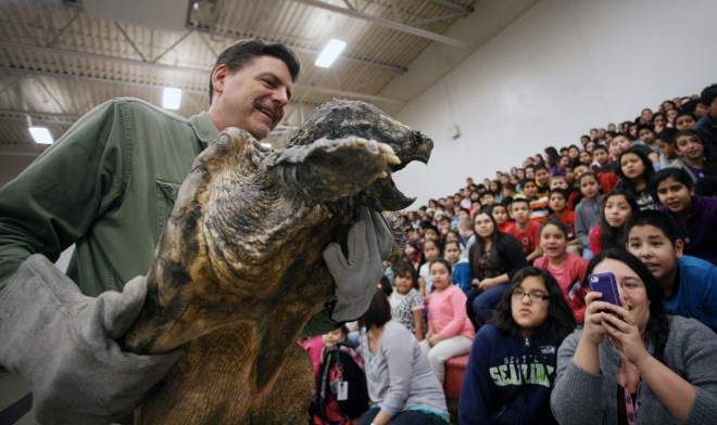 Photos/video: 'The Reptile Man' visits Sunnyside | Local | yakimaherald.com