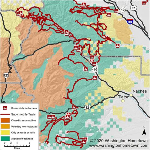 Trail Guide: Washington snowmobile app just the start for Ellensburg ...