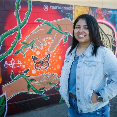 PHOTOS: Portraits of local women artists who came together to paint ...