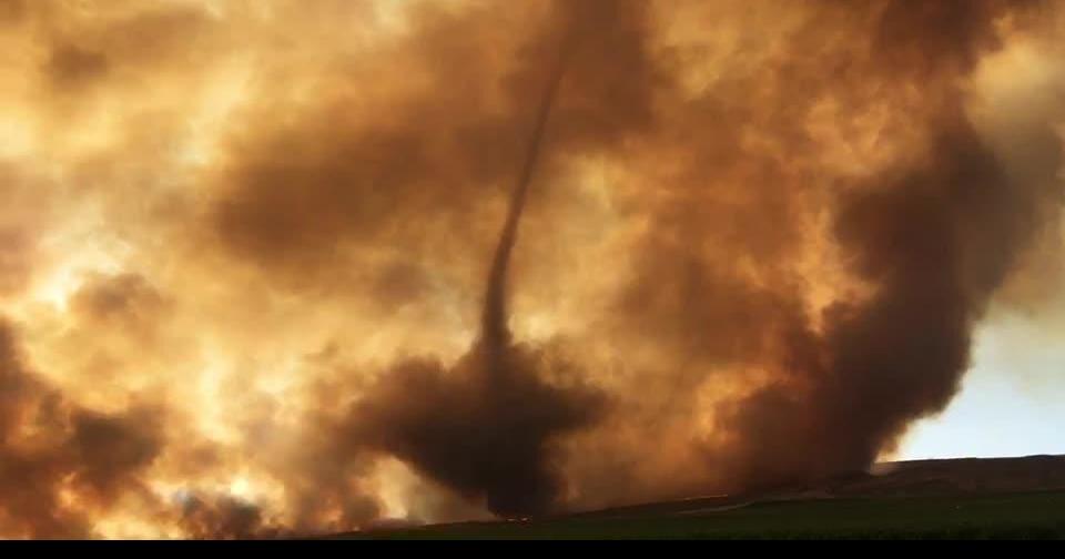 Watch: "Fire whirl" captured on camera | Local | yakimaherald.com