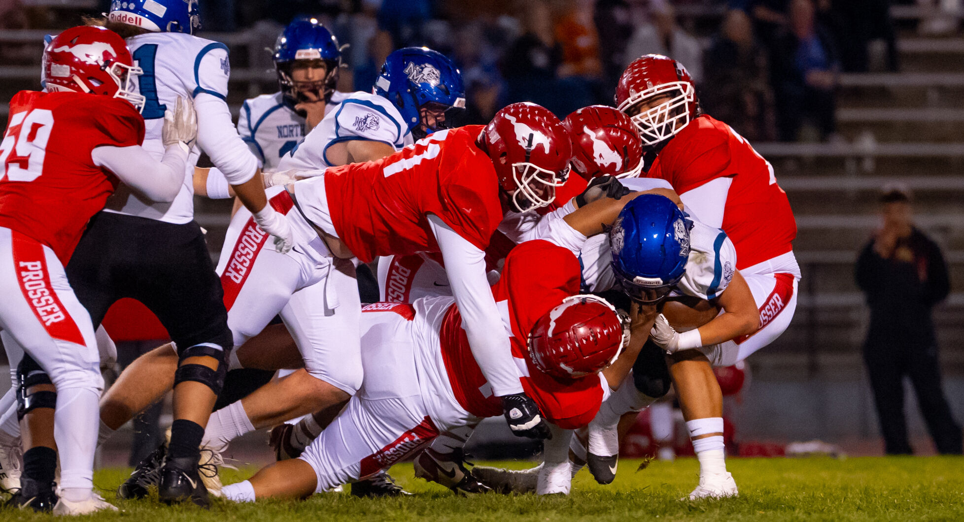 Hoefer rushes for four scores, defense clamps down as Prosser secures ...