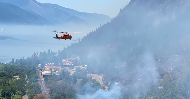 Tunnel 5 Fire in Columbia River Gorge leads to evacuations, affects ...