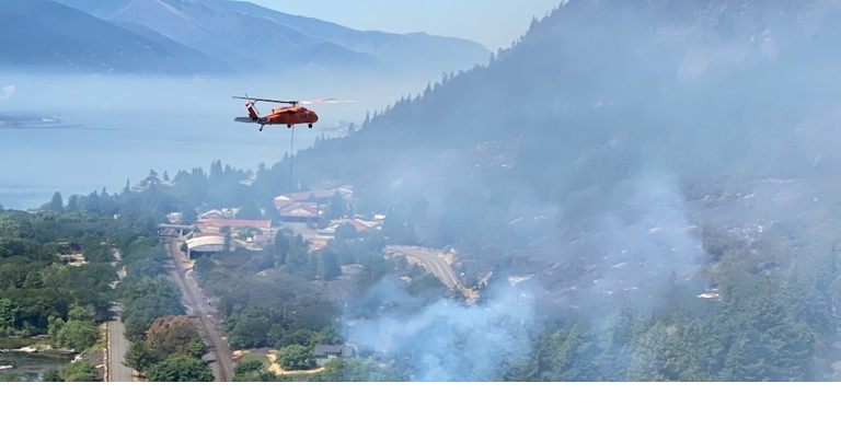 Tunnel 5 Fire in Columbia River Gorge leads to evacuations, affects ...