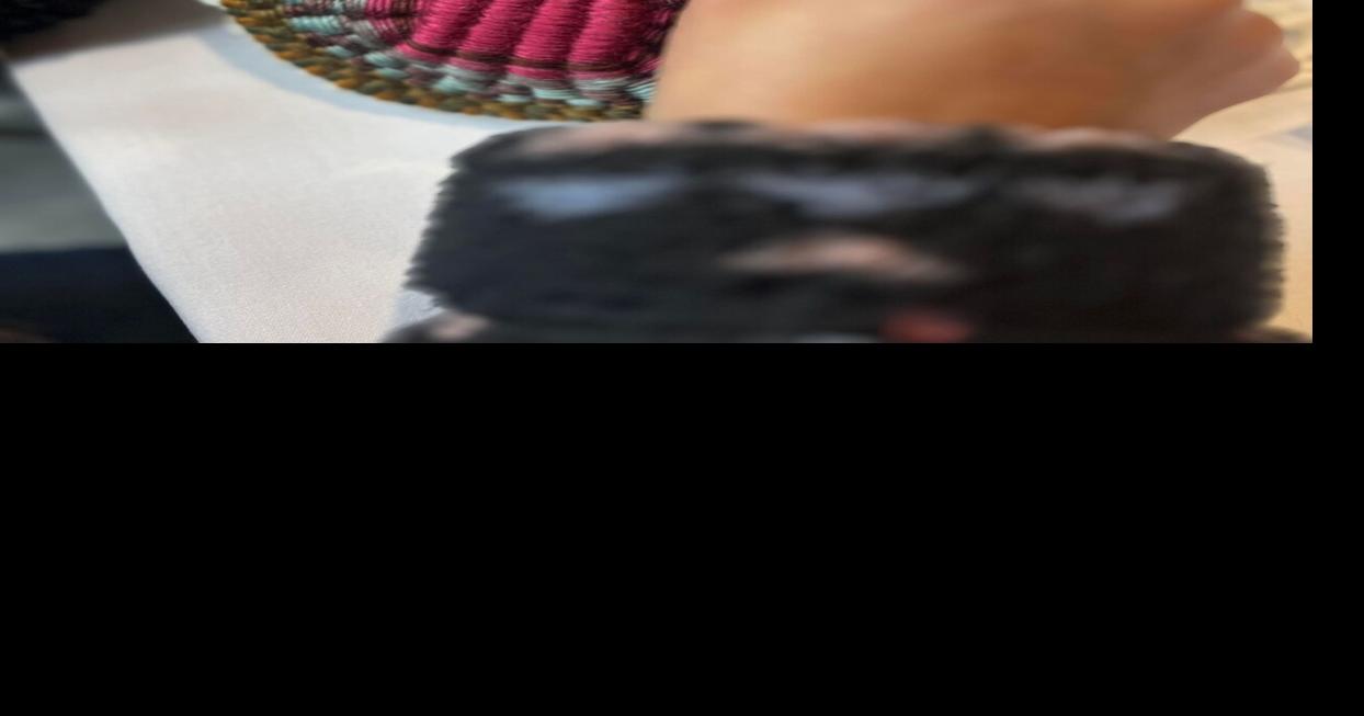 Wa'paas weaving instructor appearing on yarn company livestream ...