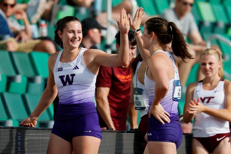 Washington pole vaulter breaks twin sister’s record, wins NCAA title ...