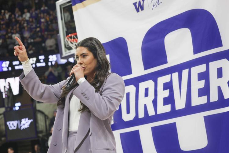 Photos: Kelsey Plum’s jersey retired at UW | UW Sports | yakimaherald.com
