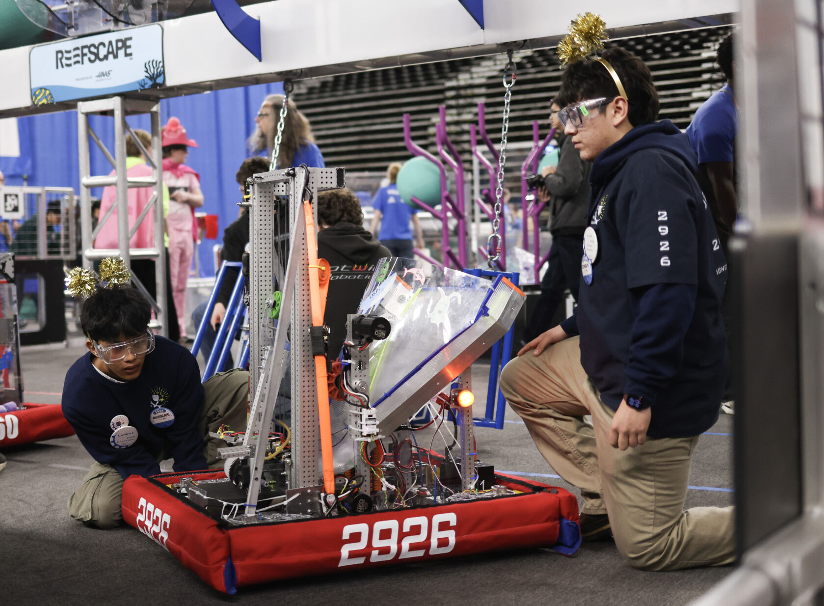 Robotics competition takes over SunDome in Yakima | Local ...