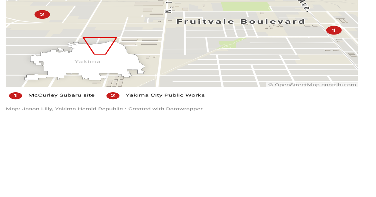 Map of proposed site purchase for Yakima Transit | | yakimaherald.com